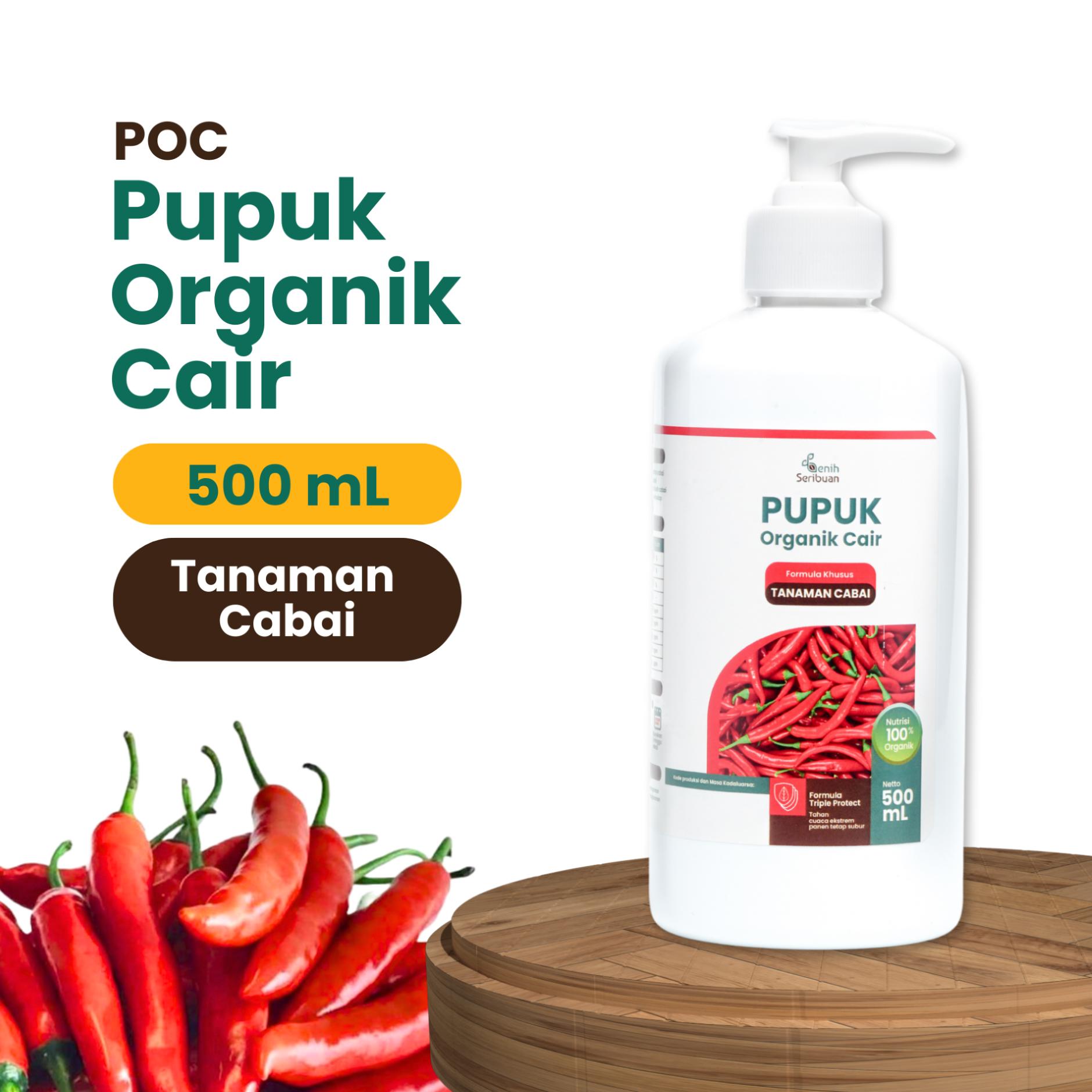 Pupuk Organik Cair POC Tanaman Cabe 500mL Nutrisi Produktivitas Cabai ...